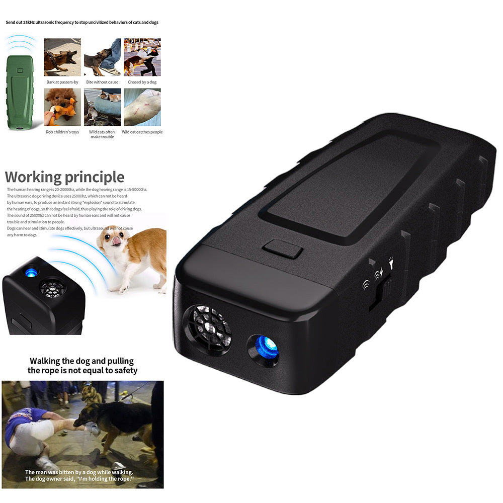 Handheld Dog Bark Control | Ultrasonic Training & Deterrent Device ...