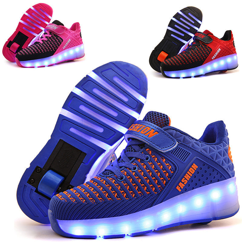 Rechargeable Heelys for Kids – Children’s Single Roller Skates with LE ...